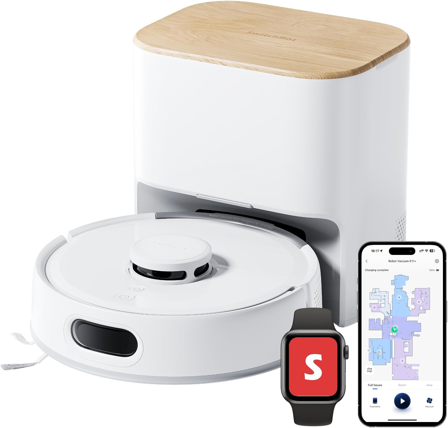 SwitchBot K11+ w/Matter | Robot Vacuum Reviews